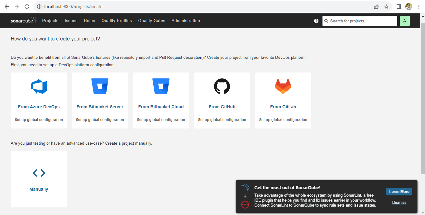 SonarQube for ensured code quality excellence